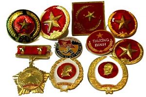 Vietnam Communist Pins (x3) – Non-Compete